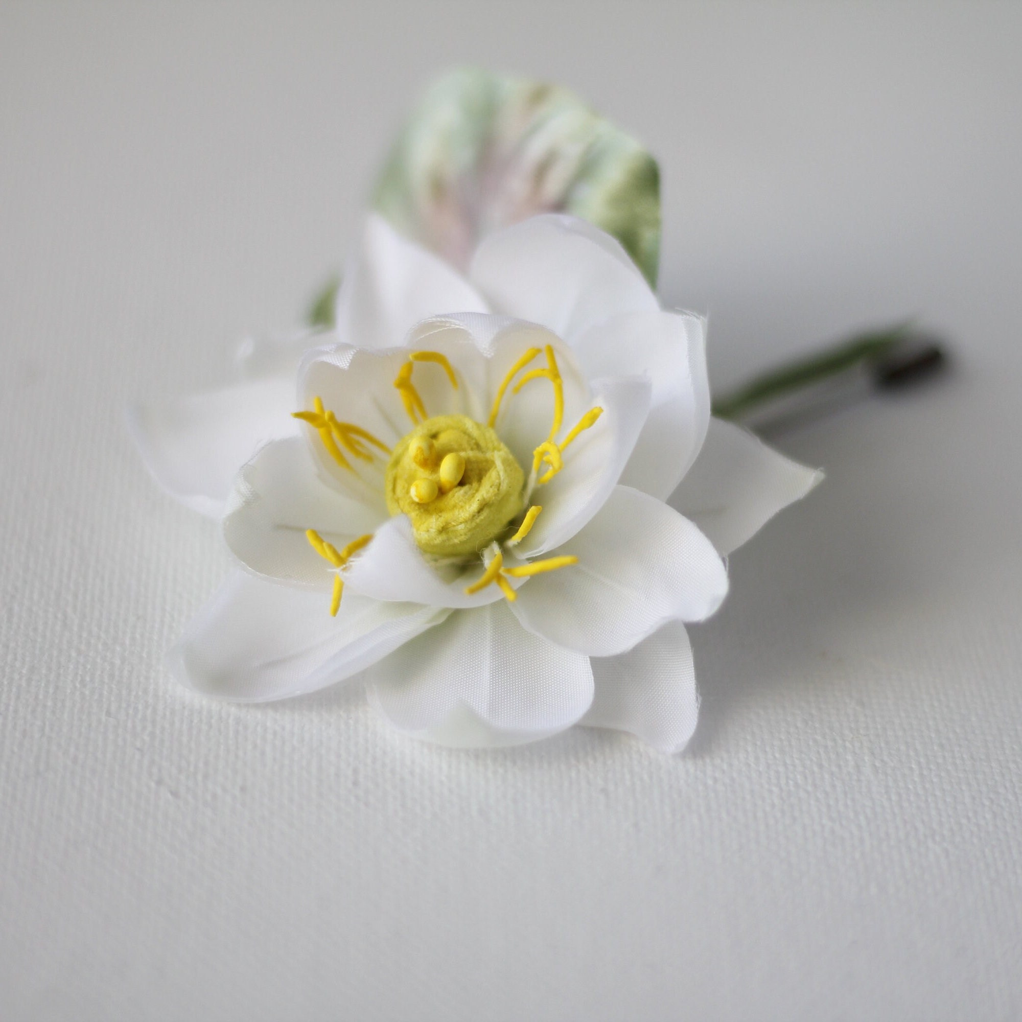 Silk Lotus Flower Asian Wedding Boutonniere for Men Lotus Brooch - Etsy