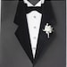 Lily of the Valley Poirot Lapel Pin Tussie Mussie Pin White Boutonniere ...