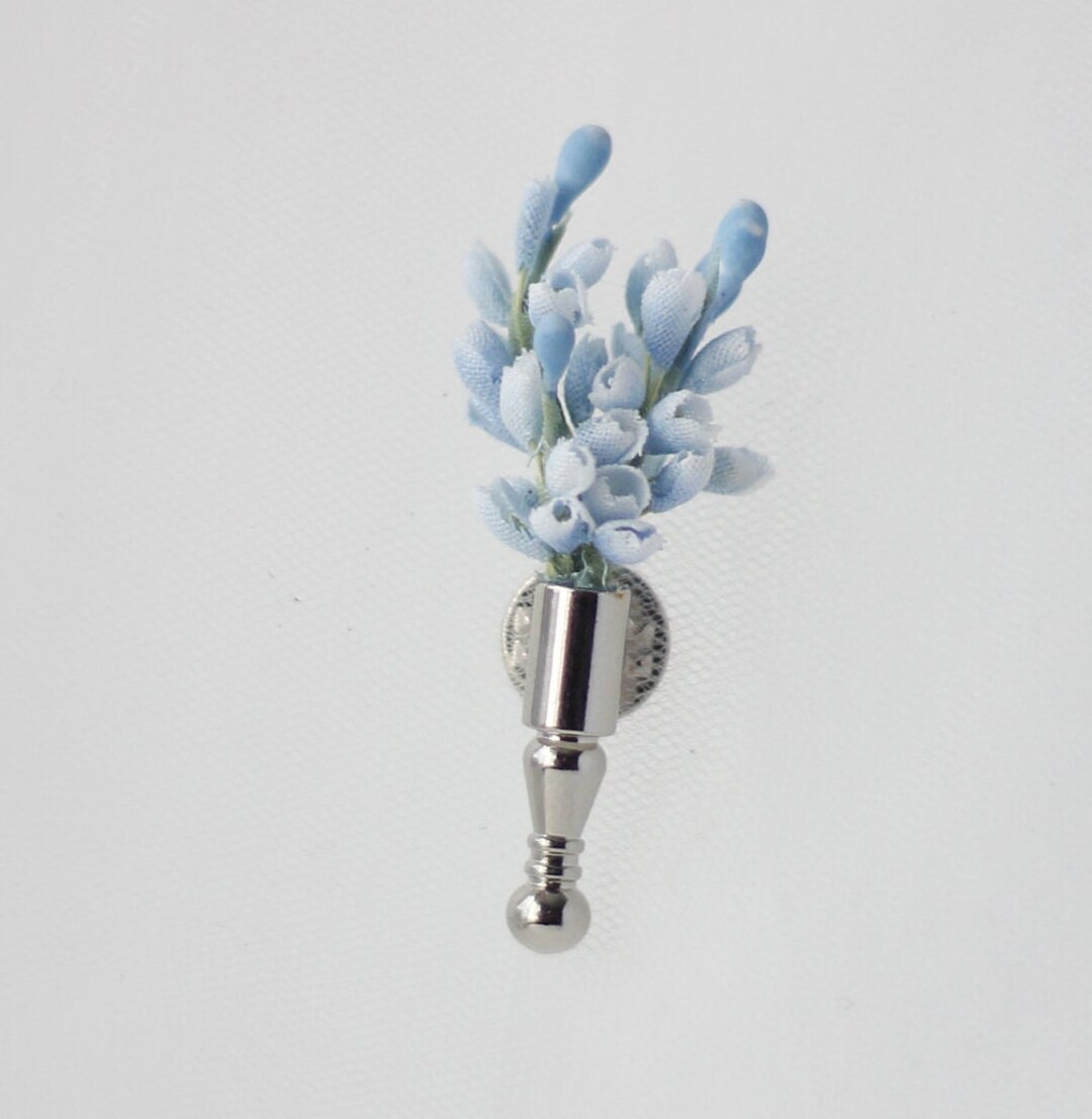 Unique Poirot Brooch: Small Tussie Mussie Pin for Stylish Men's ...