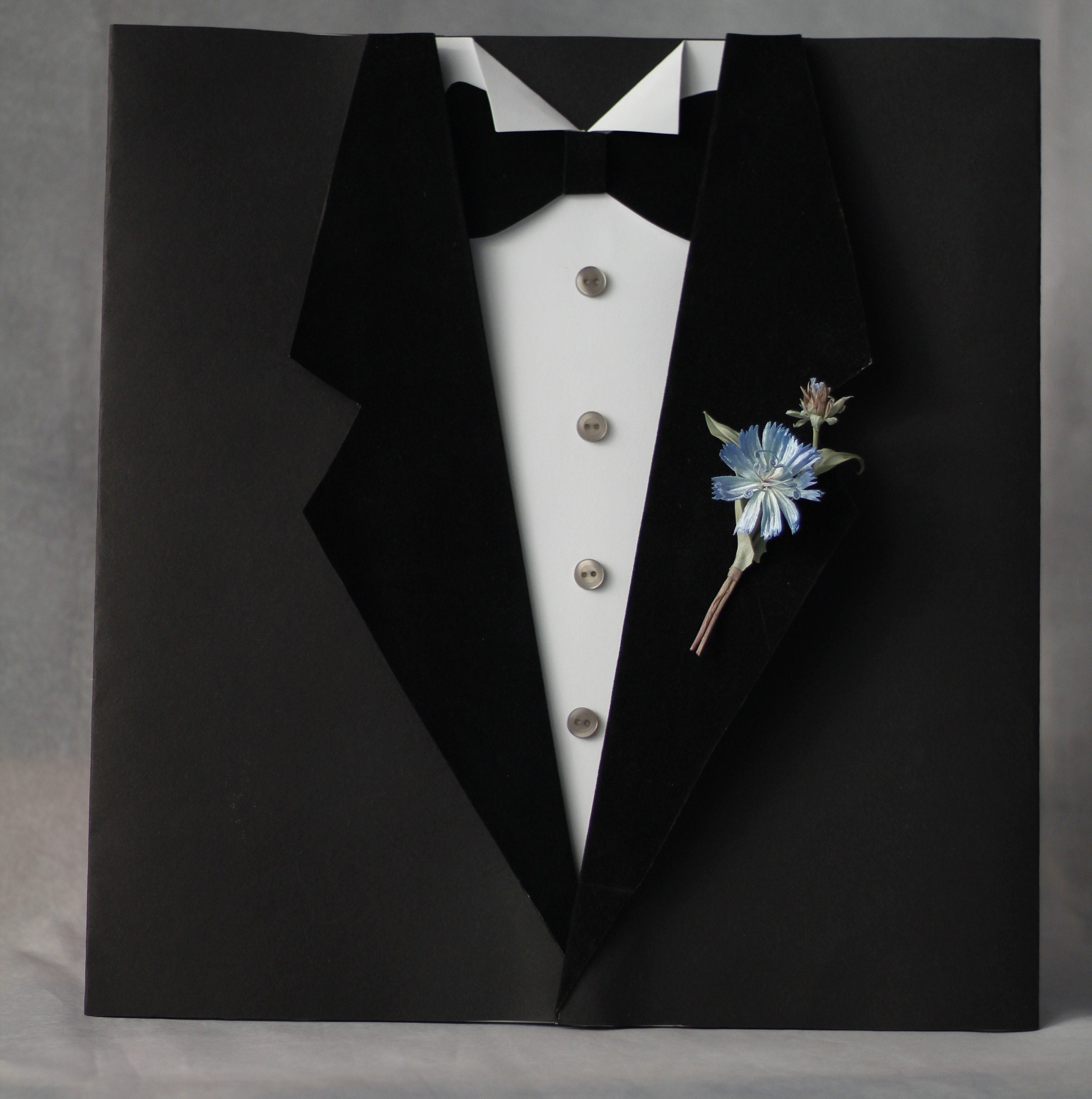 Elegant Blue Chicory Flower Lapel Pin - Floral Boutonniere for Special ...