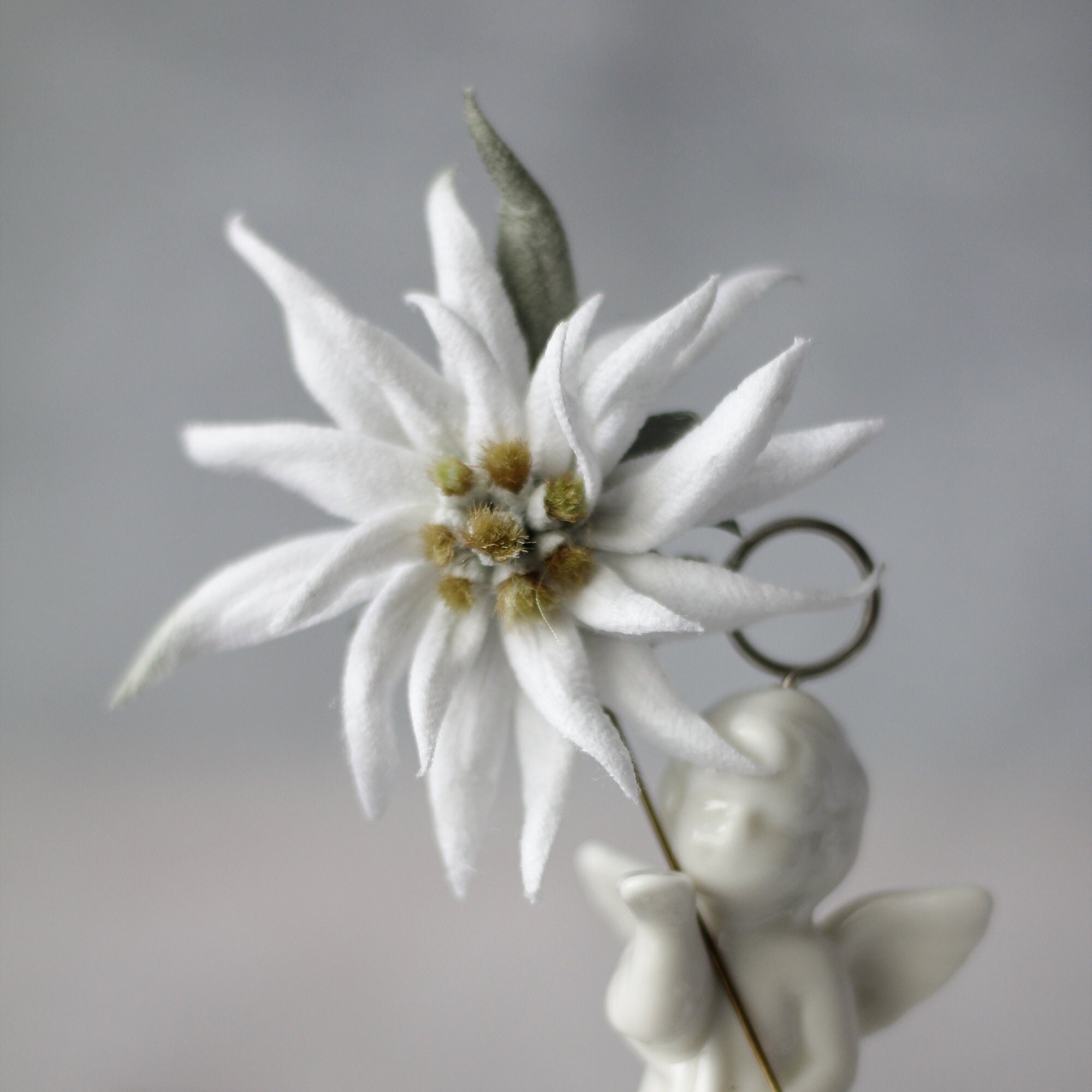 Edelweiss Winter Boutonniere Lapel Pins Men | Etsy