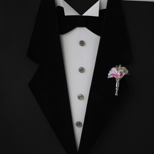 Poirot Lapel Pin Sweet William Pink Boutonniere Lapel Vase Pin Tussie ...
