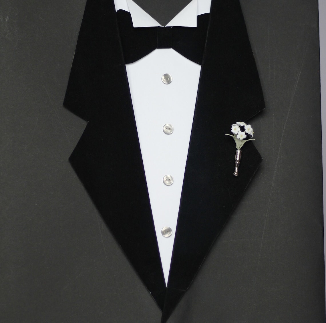 Poirot Lapel Pin Tussie Mussie Pin White Boutonniere Tiny Pin - Etsy