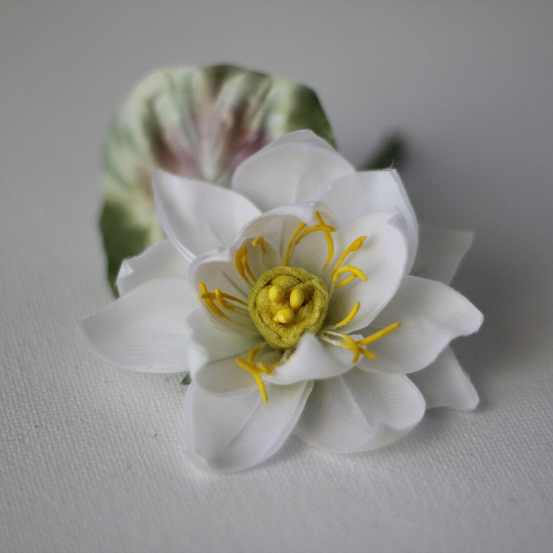 Silk Lotus Flower Asian Wedding Boutonniere for Men Lotus Brooch - Etsy