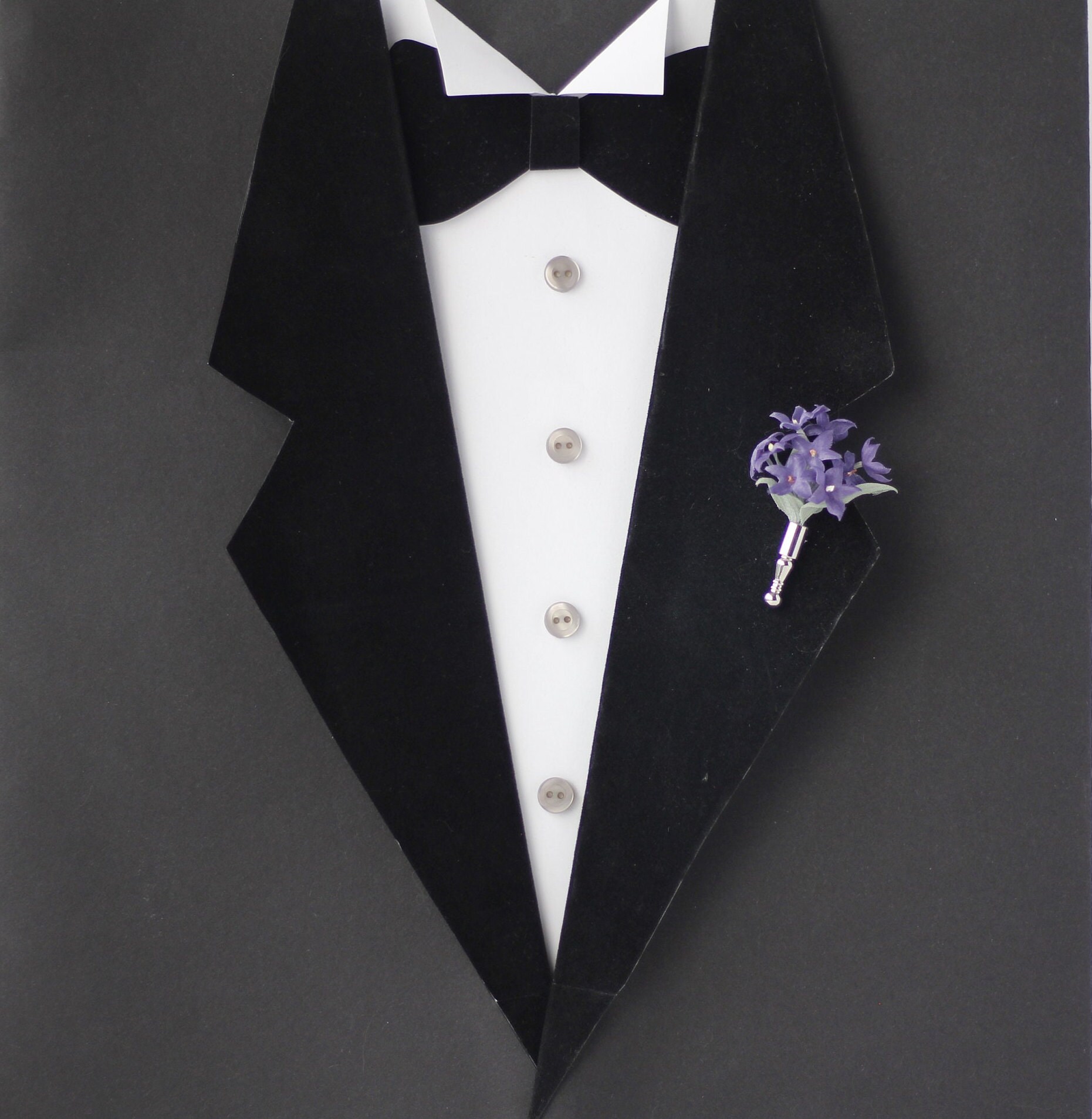 Poirot Lapel Pin Tussie Mussie Pin Purple Boutonniere Tiny Pin - Etsy