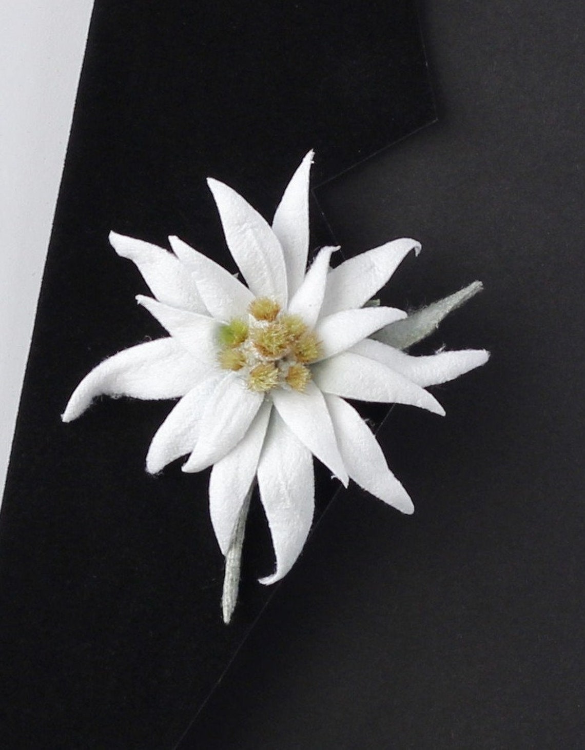 Edelweiss Winter Boutonniere Lapel Pins Men | Etsy