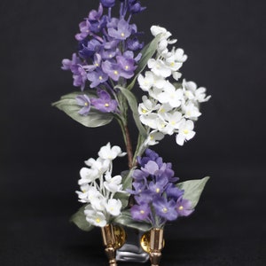 Lilac Boutonniere Tussie Mussie Hercule Poirot - Etsy