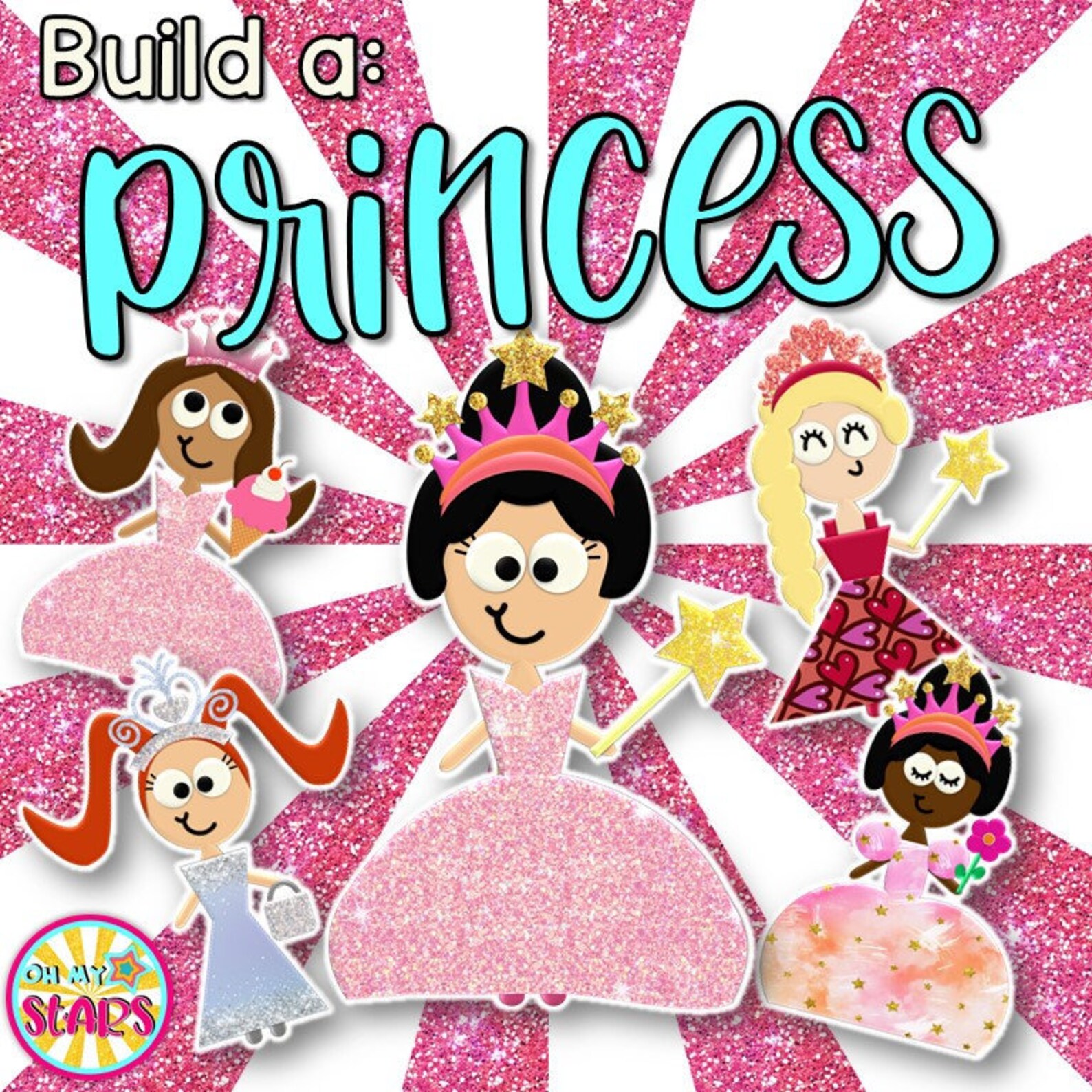 Build a Princess Online Teaching Reward online ESL Teacher - Etsy