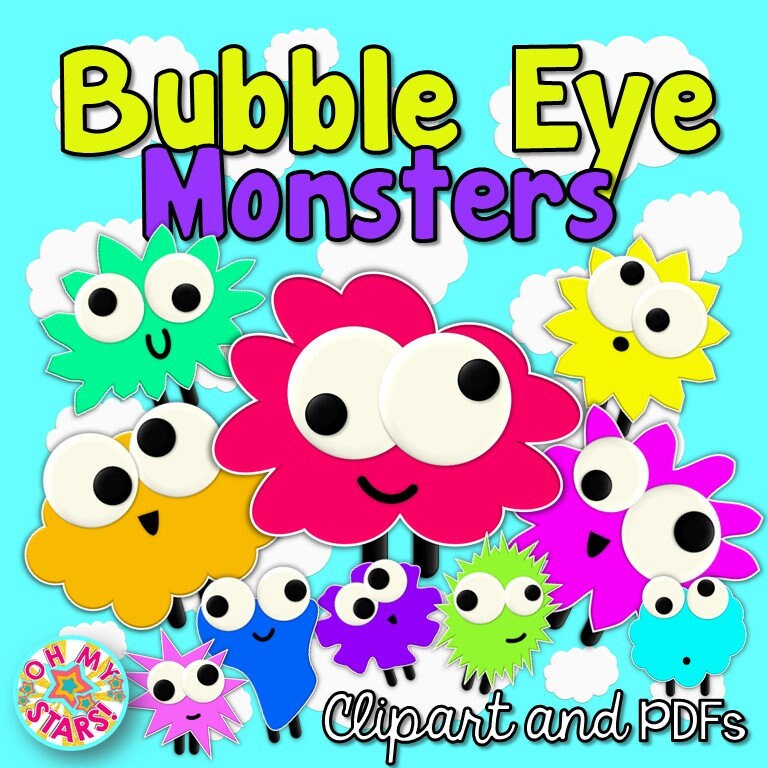 Online Teaching Printables Online ESL Teacher Props Bubble Eyes Online ...