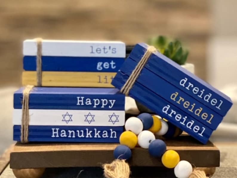 Hanukkah Book Stacks Hanukkah Book Bundles Book Stacks - Etsy