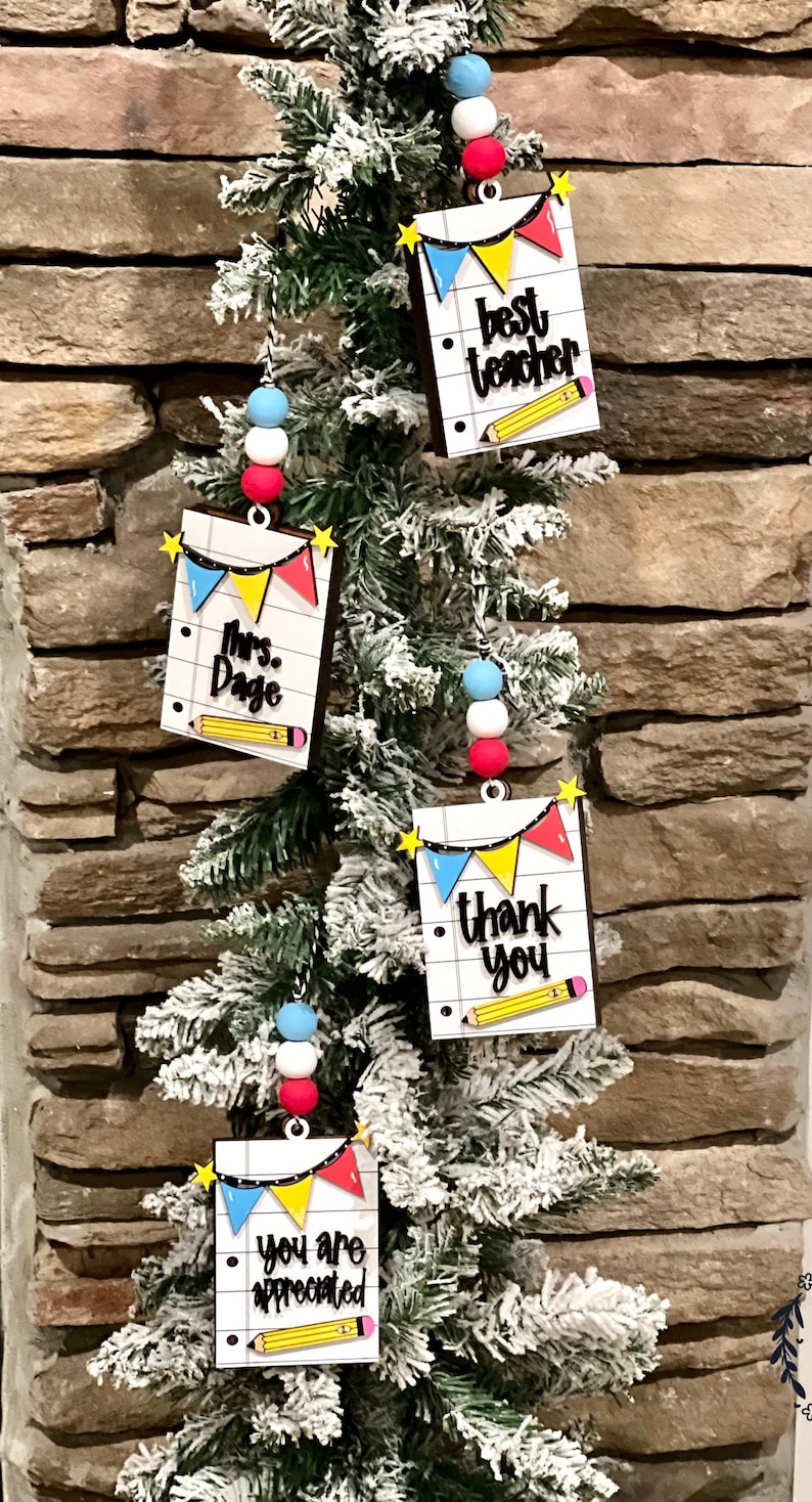 Teacher Gift Teacher Gift Card Holder Teacher Christmas - Etsy