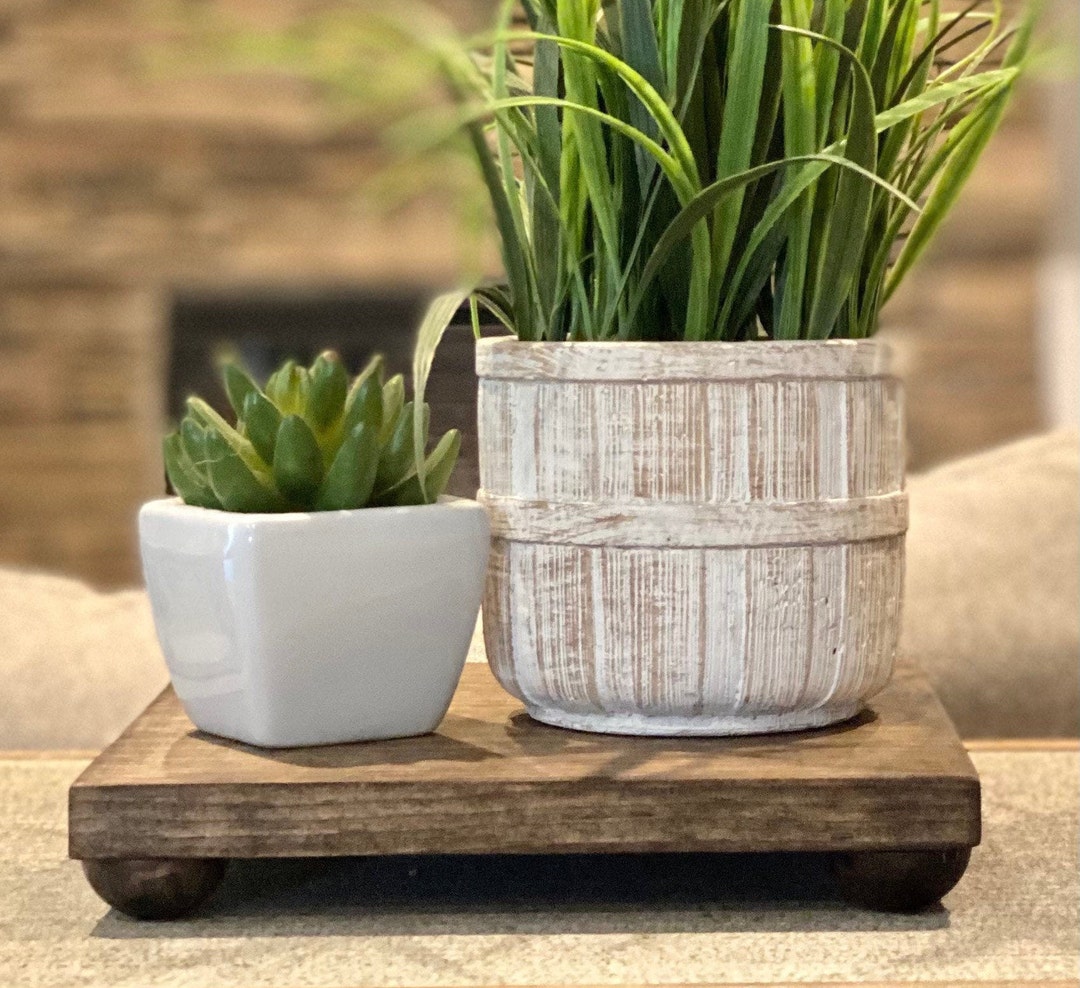 Wood Risers | Tiered Tray Decor | Wood Stand | Kitchen | Candle ...