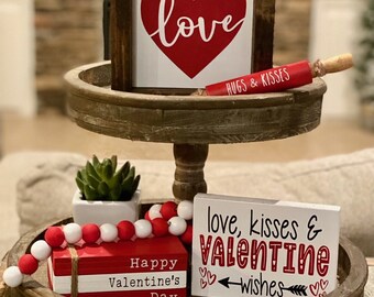 Valentine's Day Complete Set Valentine Book Stack | Etsy