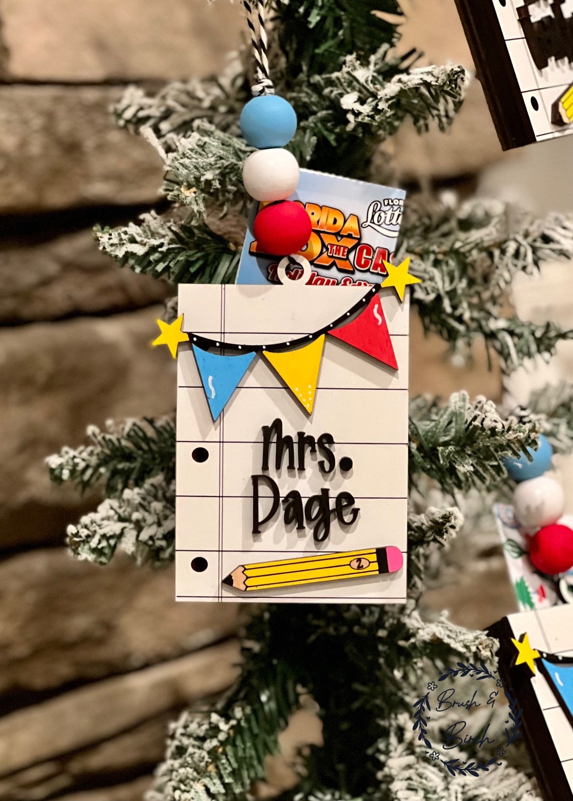 Teacher Gift Teacher Gift Card Holder Teacher Christmas - Etsy