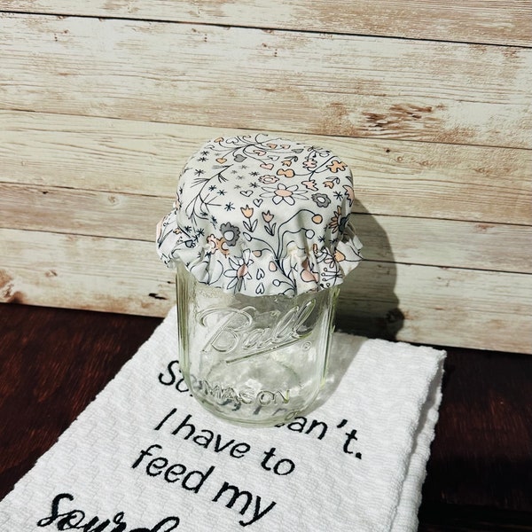 Sourdough Jar Cloth Covers - Etsy