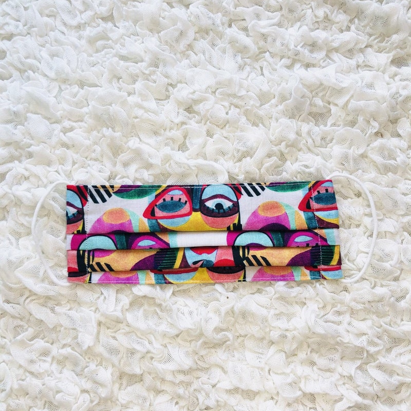 Abstract Face Mask - Etsy
