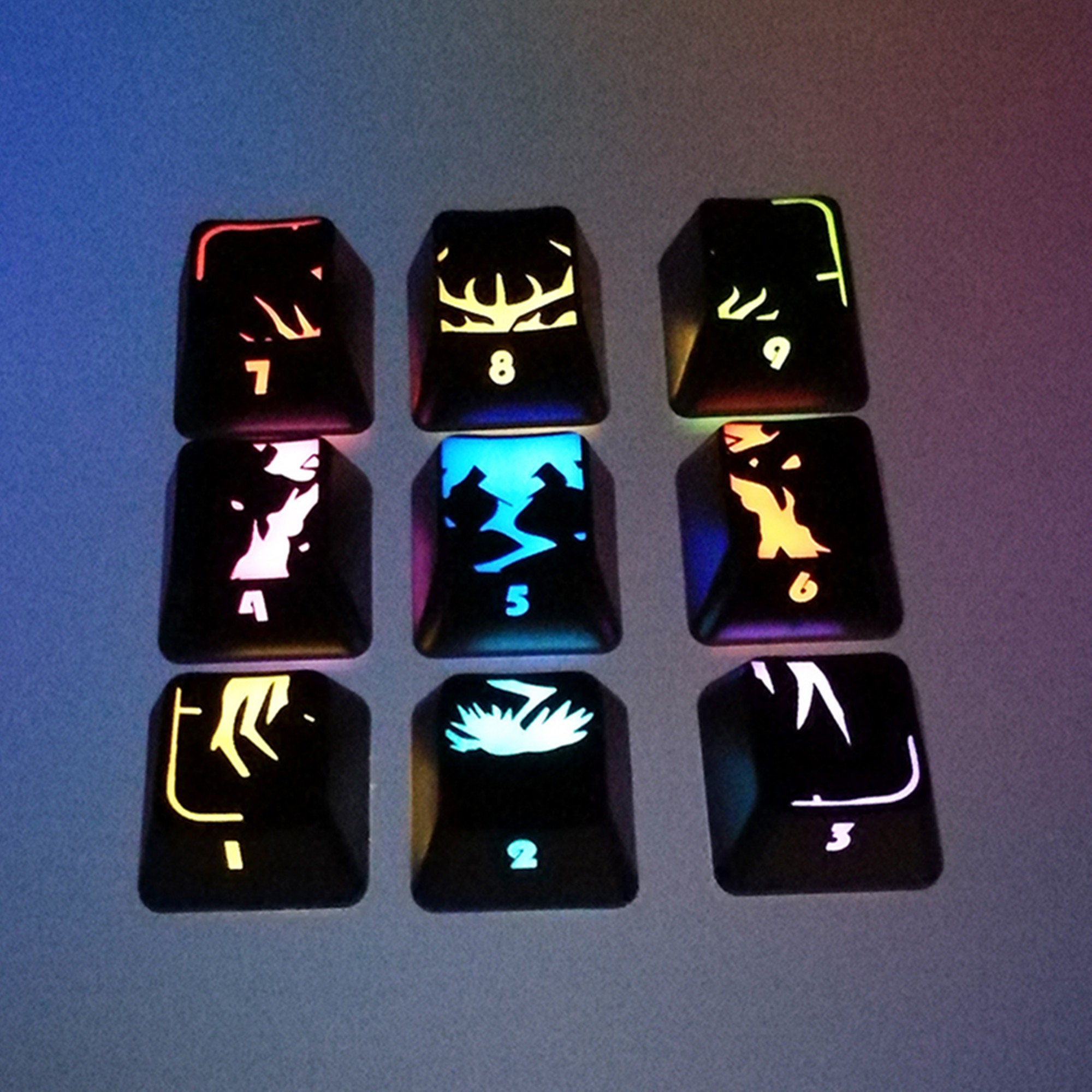 DOTA 2 Backlit Custom Keycaps Character Heroes Skill Ability - Etsy