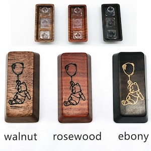 Numerical Enter Keycap Pooh Bear and Balloon Handmade Engraved 2.25u ...