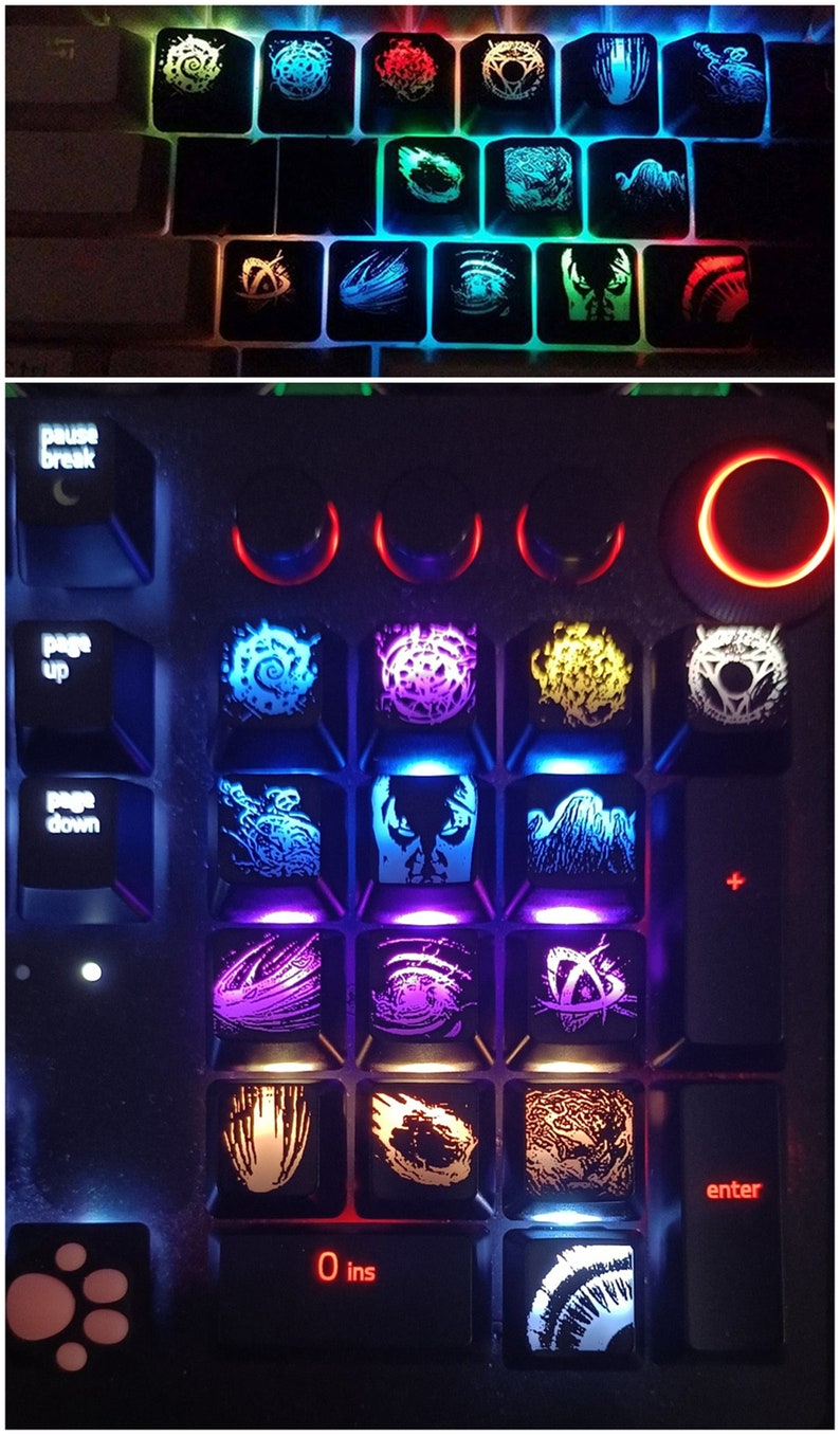 DOTA 2 Backlit Custom Keycaps Character Heroes Skill Ability - Etsy