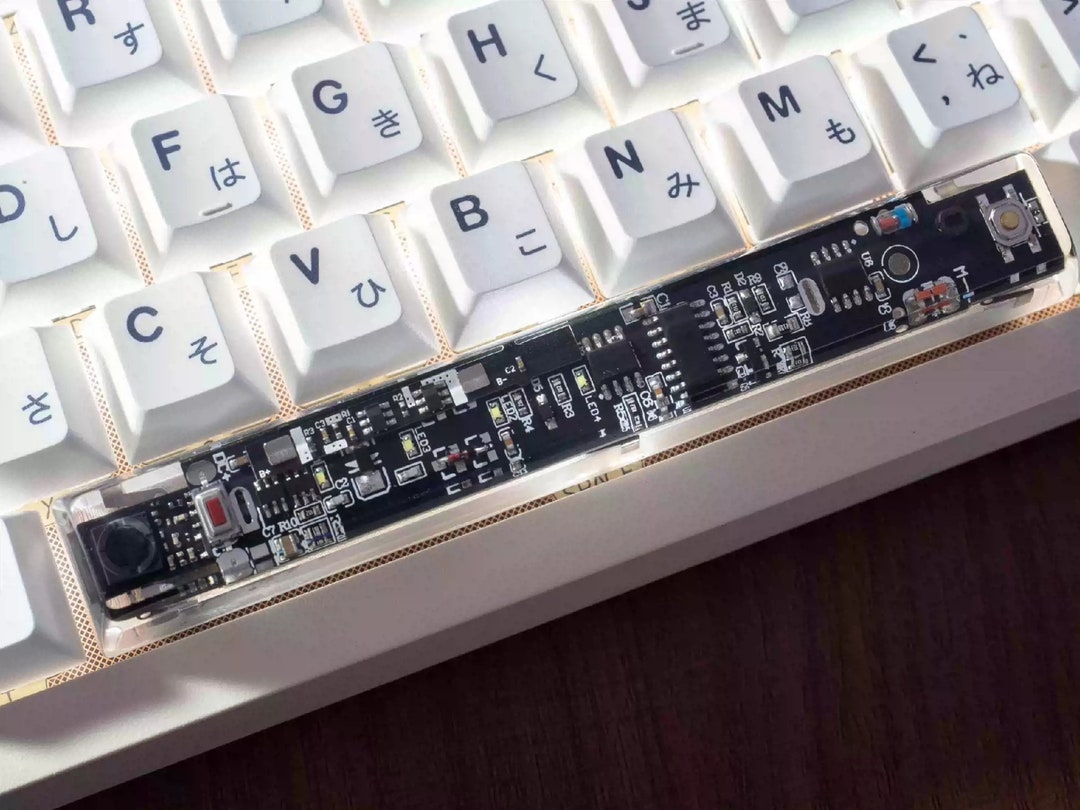 Spacebar Keycap,circuit Board Resin & Metal Artisan Keycap, Custom R4 ...