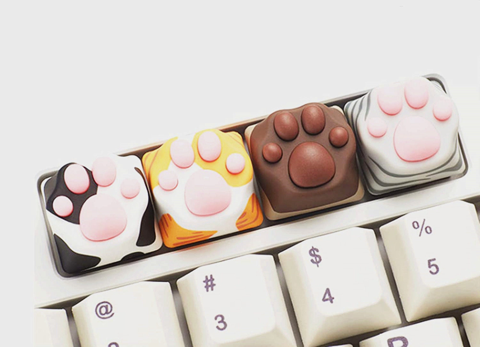 Novelty Keycaps Cat Claw Palm Cat Paw Artisan Keycap Silicone | Etsy