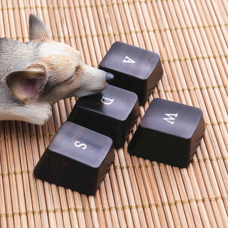 Pure Ebony Solid Wood Keycap Handmade Engraved Artisan Keycaps | Etsy