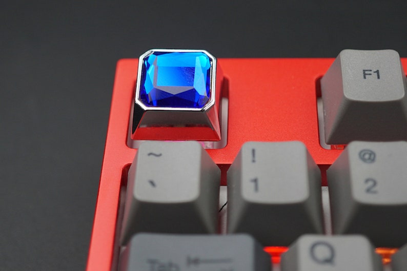 Handmade Metal Keycap Zinc Alloys Glass Cutting Finely Etched - Etsy