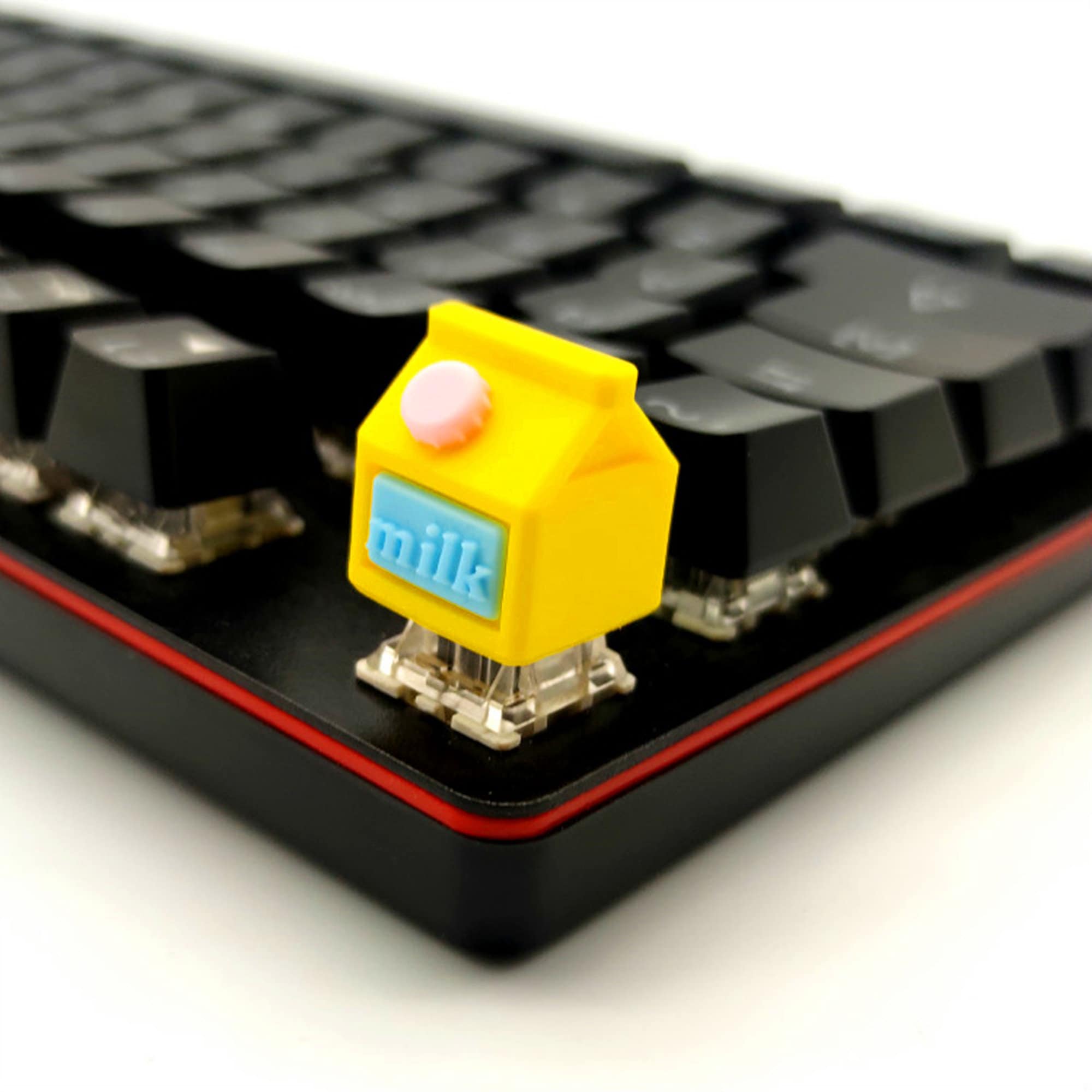 Handmade A Bottle of Milk Keycap Cute 1u Resin Artisan Keycaps | Etsy