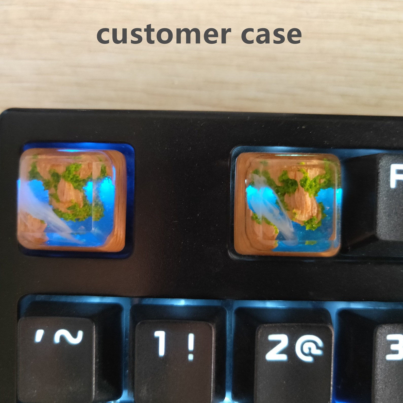 Handmade SA Profile Backlit Key Cap Hidden Fairyland Wood & | Etsy