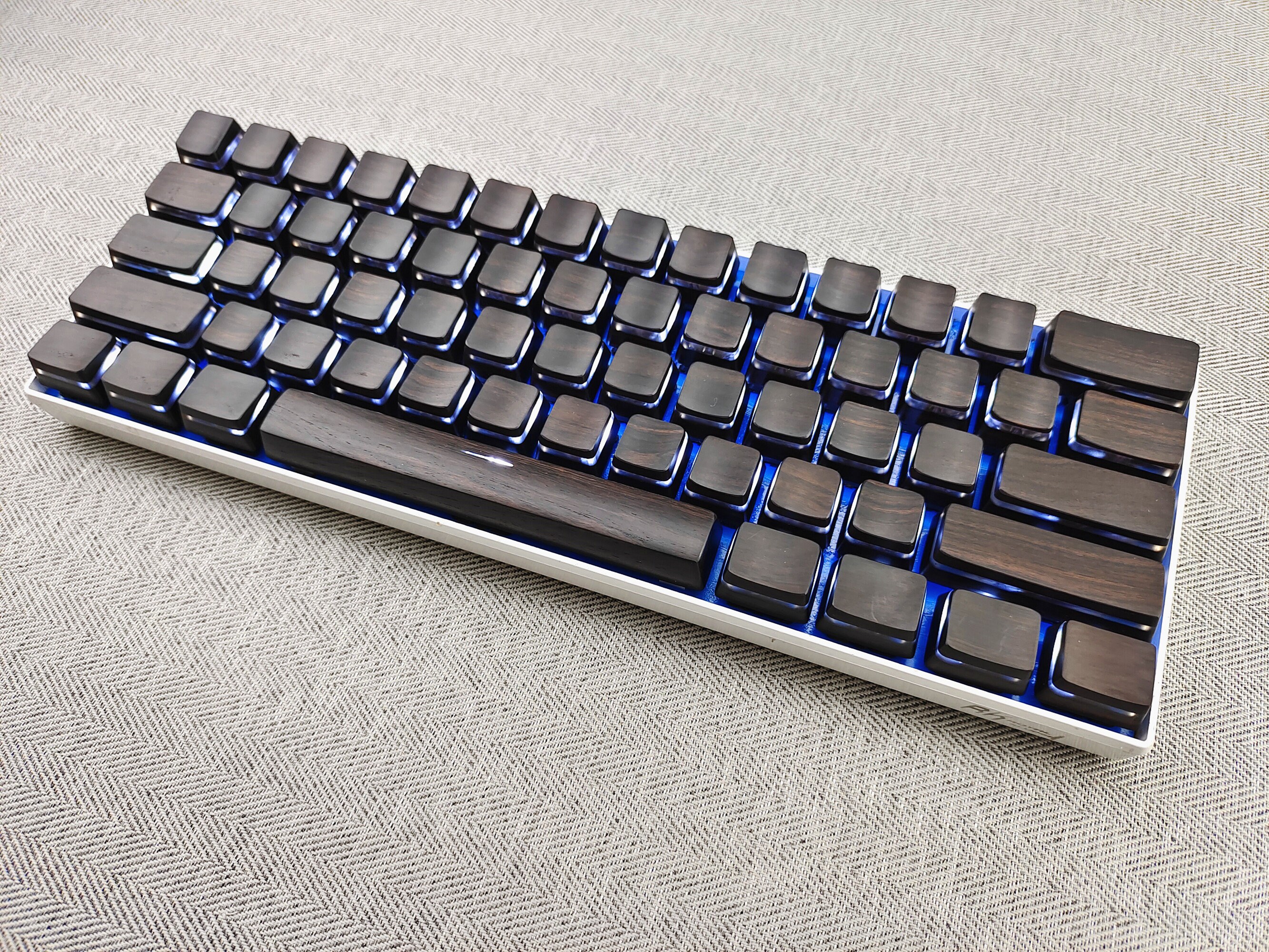 Handmade Ebony Backlit Pudding Keycaps Solid Wood & Resin - Etsy UK