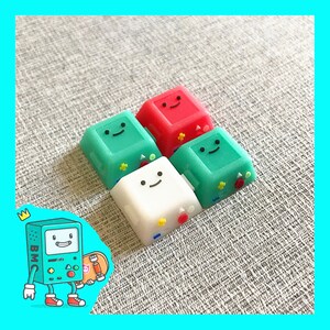 Handmade BMO Adventure Time Keycap 1u/esc Resin Artisan Key Cap for ...