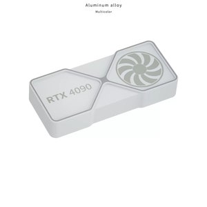 RTX 4090 Video Card Metal Keycaps,aluminum Alloy Artisan Key Cap ...