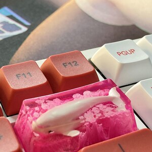 Whale Spacebar Keycap,custom Artisan Resin Keycaps,enter Backspace ...