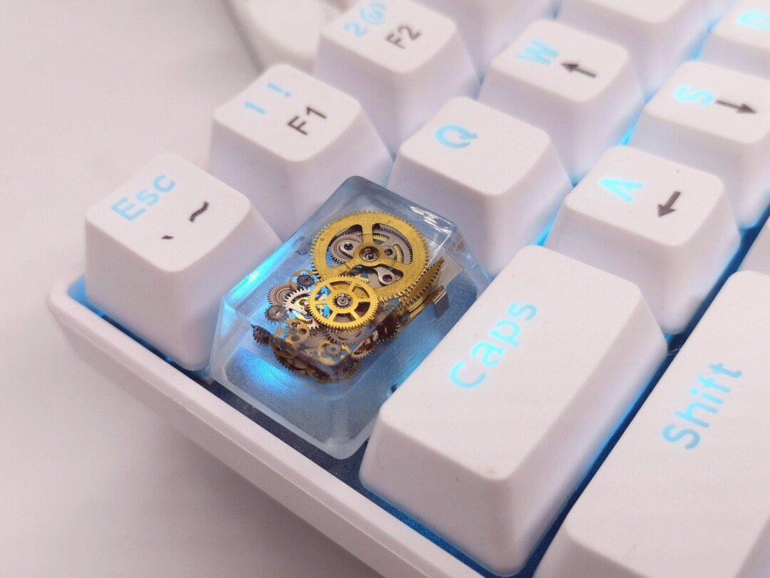 Gear Wheel TAB Keycap,custom Resin & Metal Artisan Keycaps,backlight ...