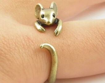 Mouse Ring - Etsy
