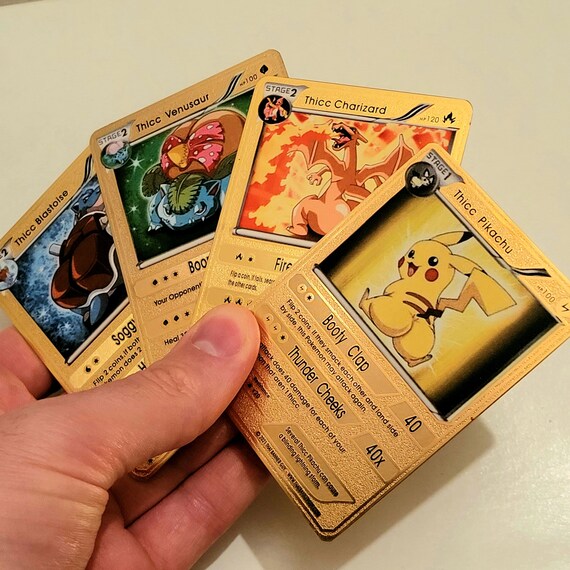 Metal Pokemon Card Real