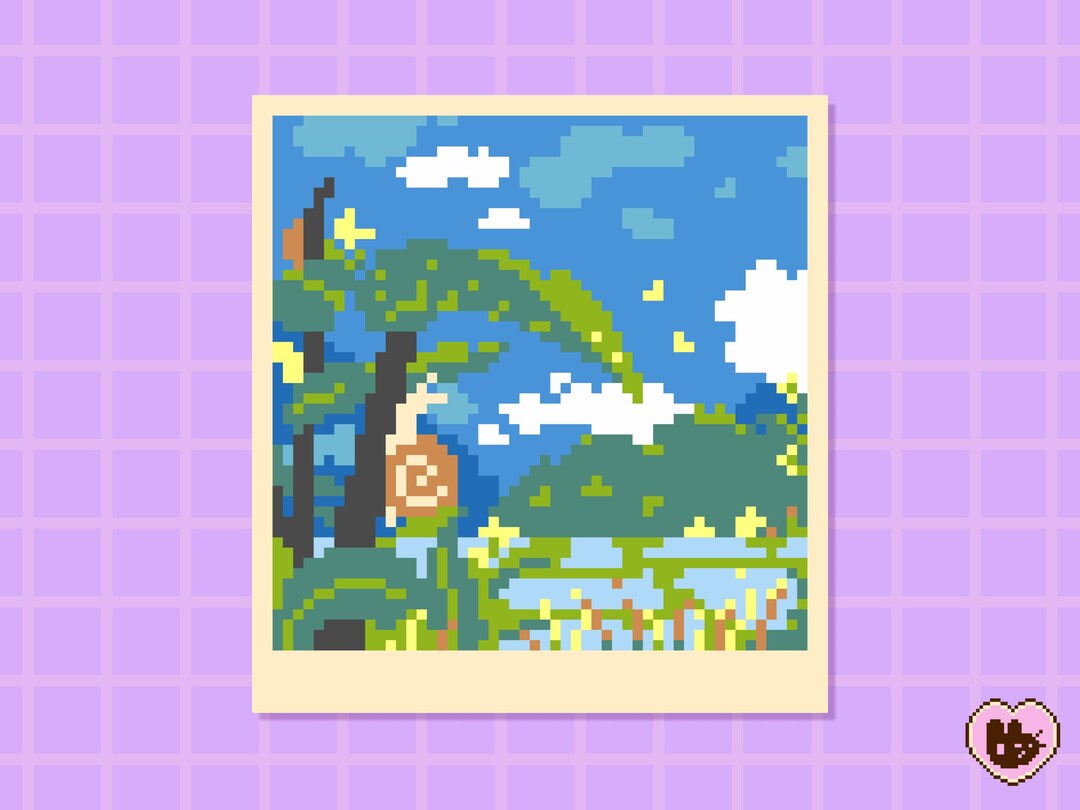 The Snail Polaroid - Modern Cross Stitch / Needlepoint Pattern ...