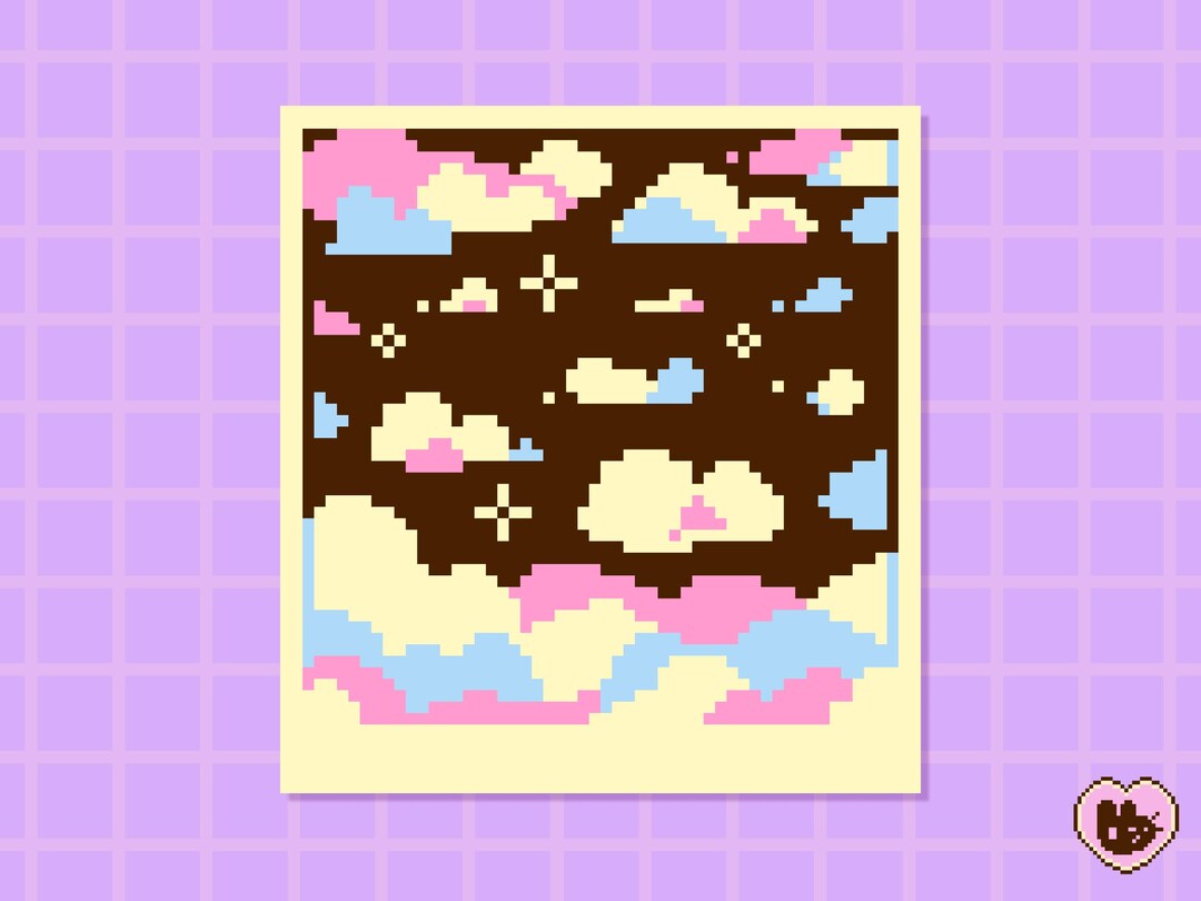 Magical Nature Polaroid - Modern Cross Stitch / Needlepoint Pattern ...
