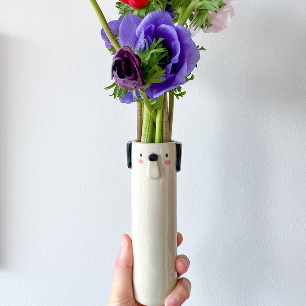 Dog Vase - Etsy