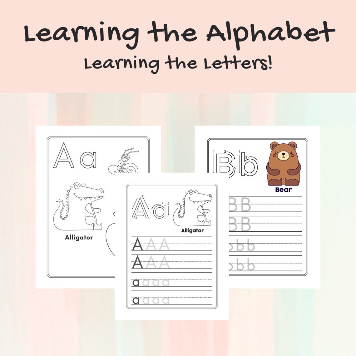 Preschool Writing | Alphabet and Numbers | Number Tracing Worksheets ...
