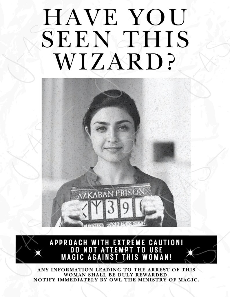 Custom Wanted Posters Variety Pack Wall Art Wizard, Western, or Monster ...