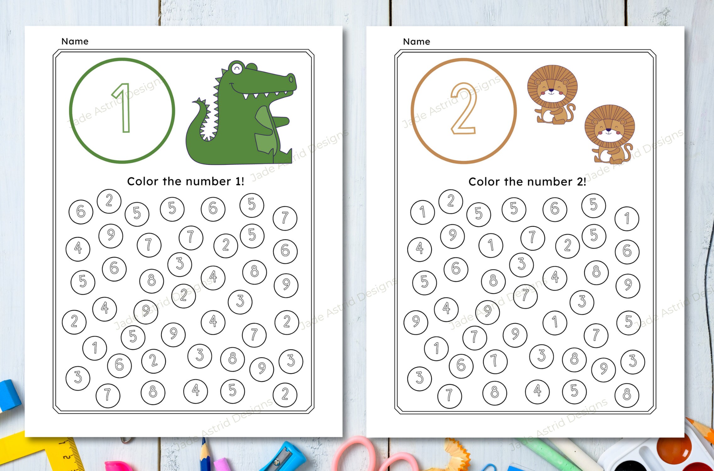 Animal Coloring Sheets Activity Sheets for Kids Color and Find the ...