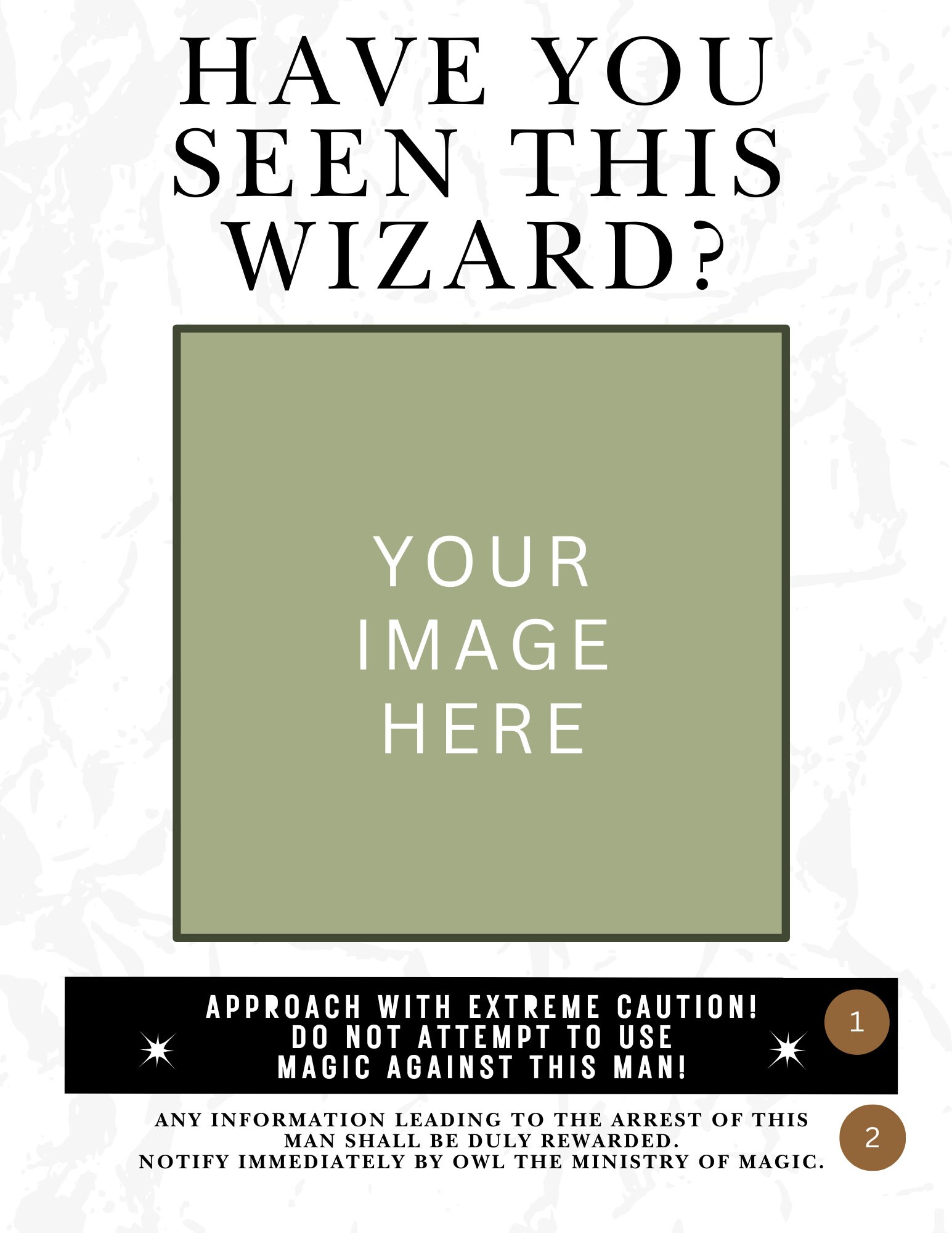 Custom Wanted Posters Variety Pack Wall Art Wizard, Western, or Monster ...