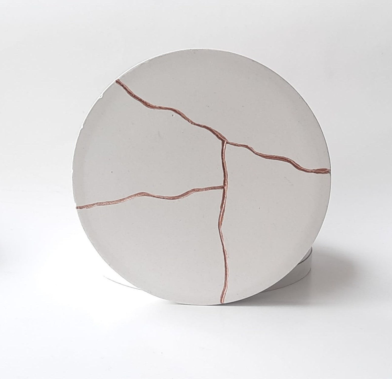 Kintsugi Coaster Unique Gift Ideas Kintsugi Set Concrete - Etsy