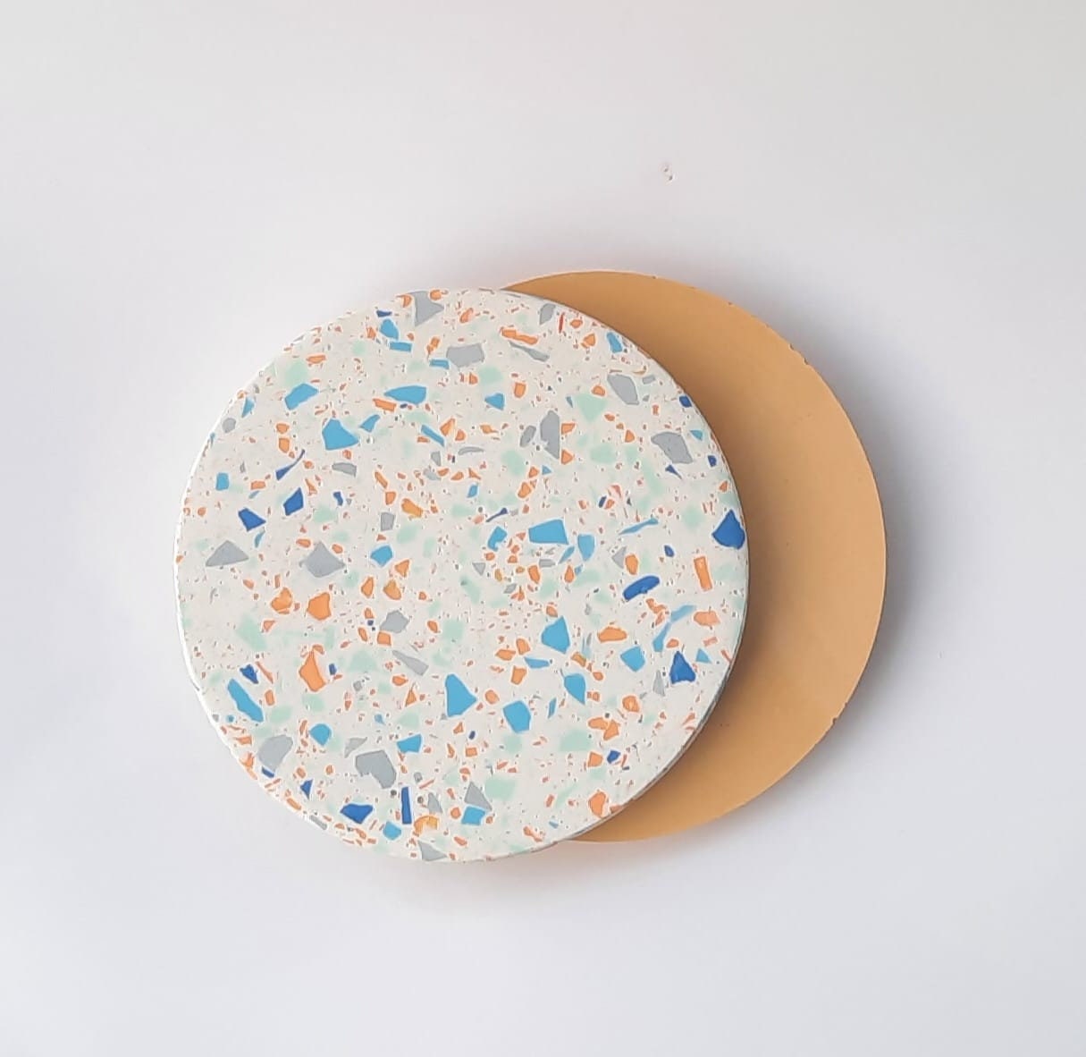 Terrazzo coaster housewarming gifts coasterbeverage | Etsy