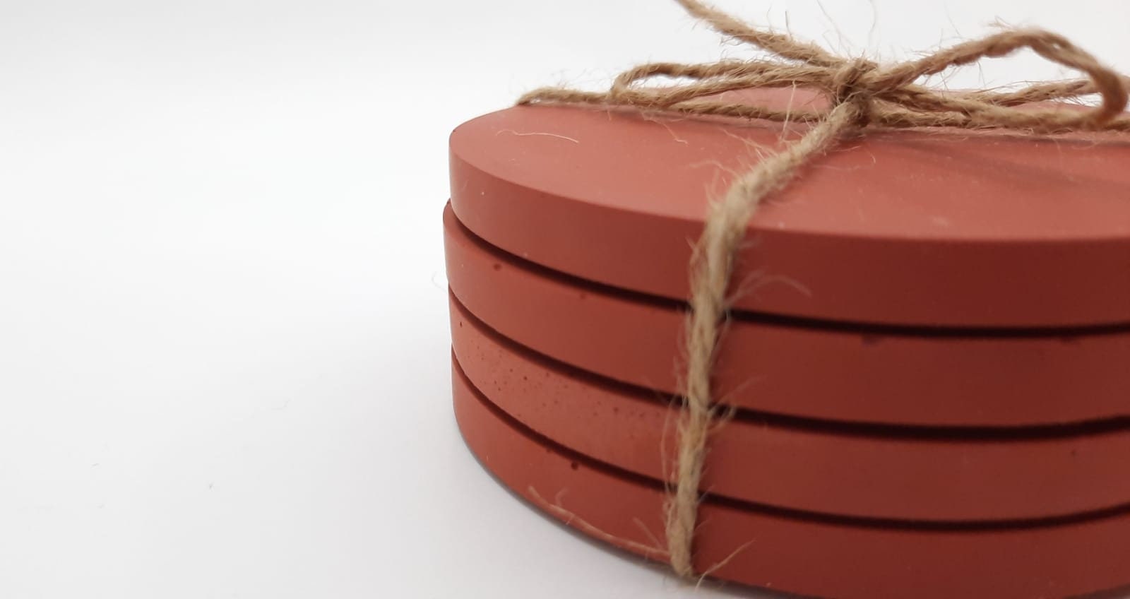 Terracotta Coaster Octagon Coaster Concrete Coasters Round - Etsy