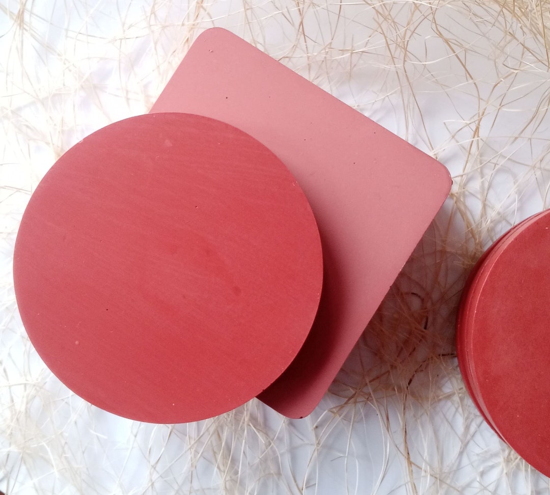 Terracotta Coaster, Octagon Coaster, Concrete Coasters, Round Coaster ...