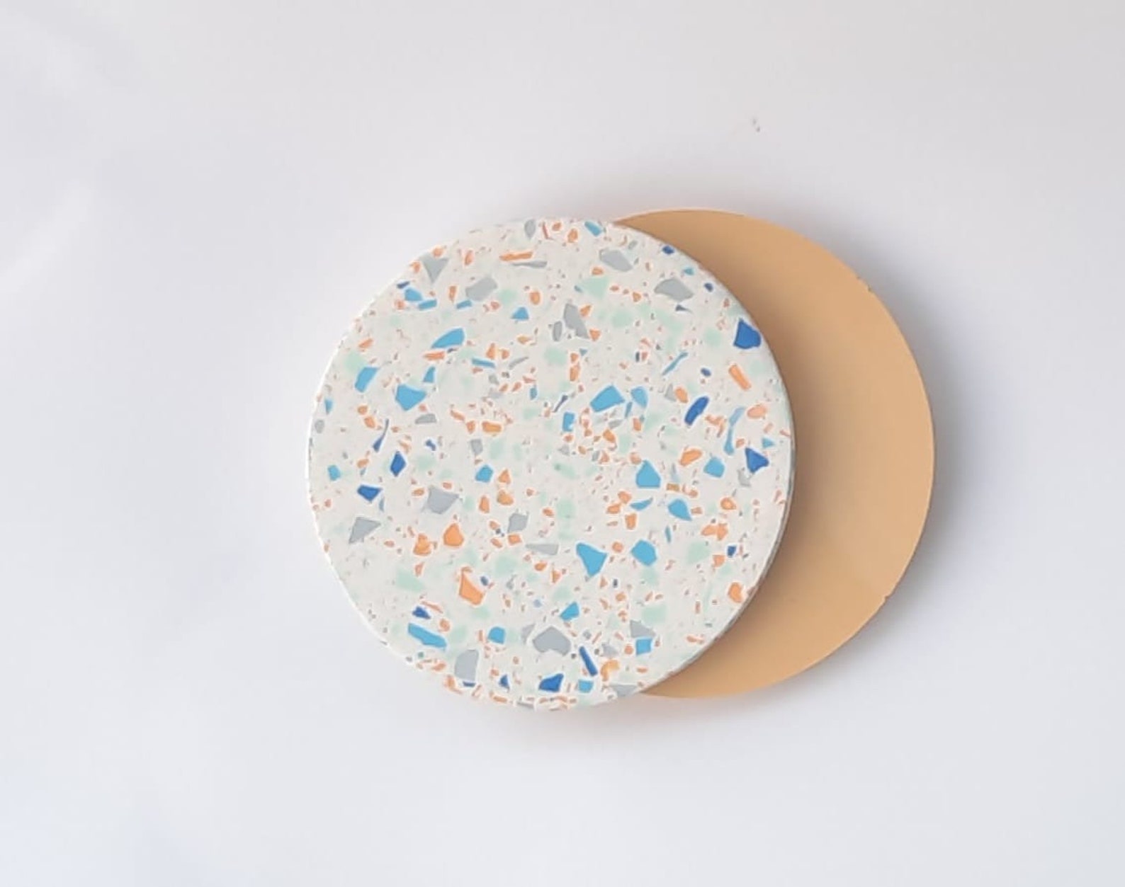 Terrazzo coaster housewarming gifts coasterbeverage | Etsy