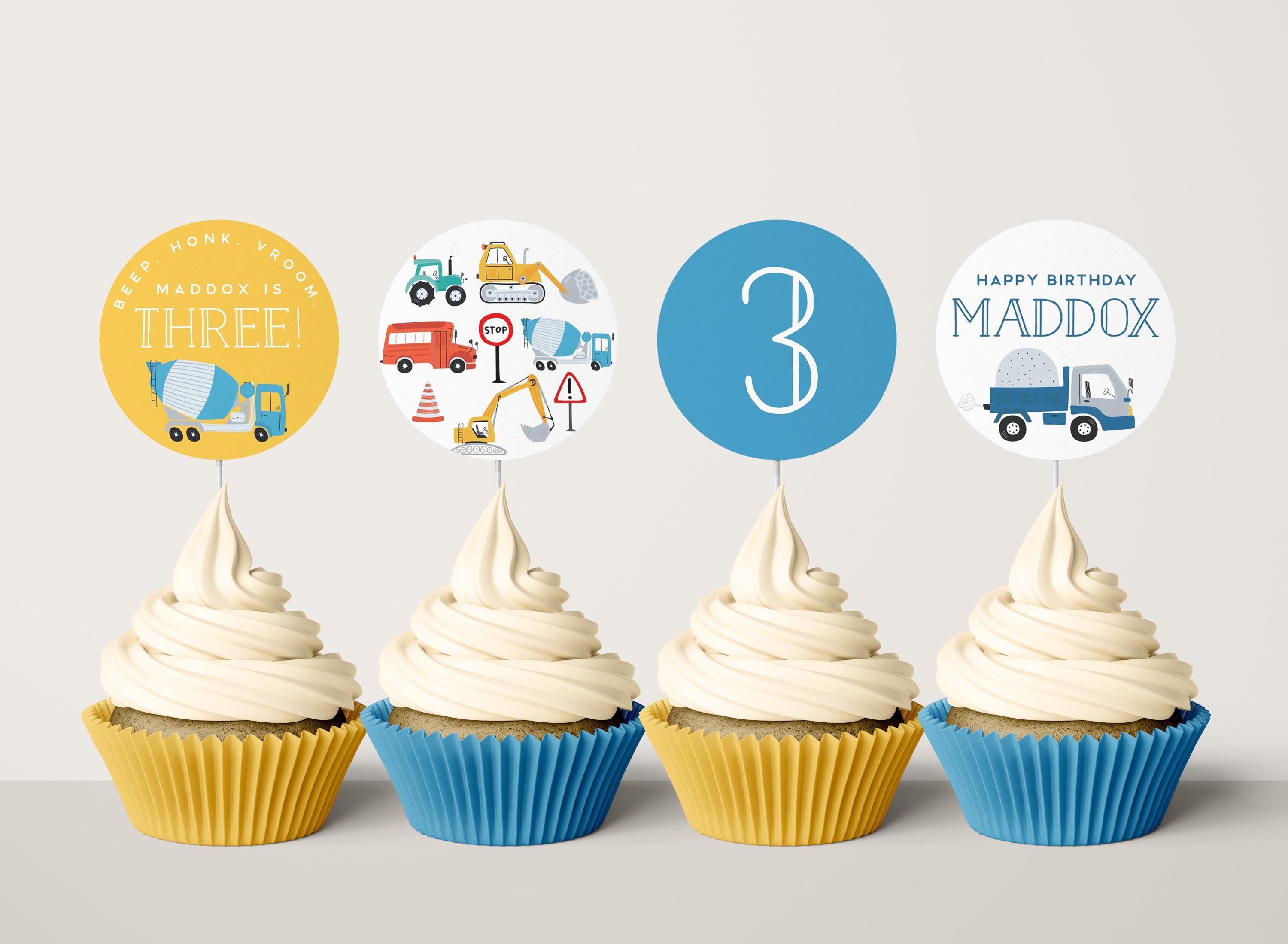 Transportation Birthday Flag Banner: Editable Vehicle Theme Party Decor ...