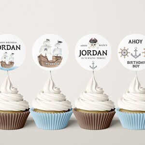 Pirate Birthday Welcome Sign - Ahoy Matey - Nautical Adventure Theme ...